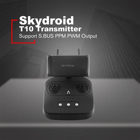 Skydroid T10 2 4ghz 10ch Fhss Rc Drone Verici Ile R10 R10 Mini Alıcı Ve Kamera Desteği S Bus