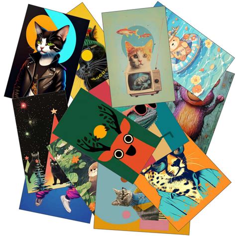 قیمت و خرید استیکر لپ تاپ استیکر باما طرح حیوانات فانتزی کد 8012026 مجموعه 12 عددی