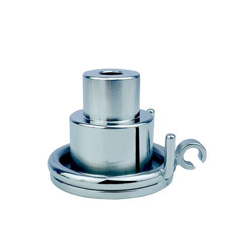 Inverted Plugged Cylinder Chastity Cage For Couple Stainless Steel