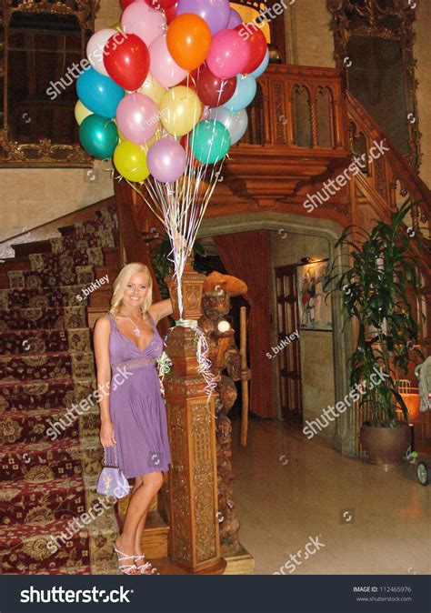 Katie Lohmann Playboy Mansion Easter Egg Stock Photo 112465976