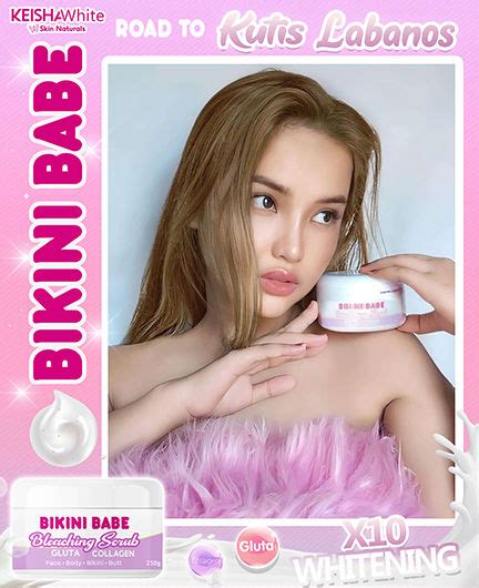 BIKINI BABE BLEACHING SCRUB X10 WHITENING EXFOLIATING PAMPAPUTI NG