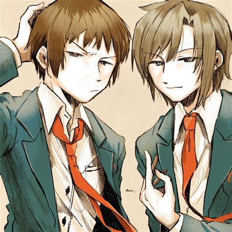 Kyon And Koizumi Itsuki Suzumiya Haruhi No Yuuutsu Drawn By Ancoromochico Danbooru