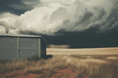 Premium Photo Closeup Of A Tornadoresistant Storm Cellar