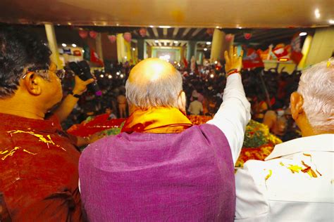 Bjp National President Shri Amit Shah Jis Road Show In Bengaluru
