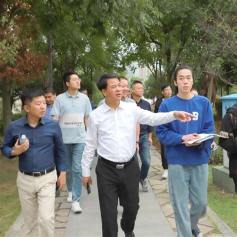提风貌，焕新颜！镇长徐杰督查凤湖公园城市新区风貌工作建设社区