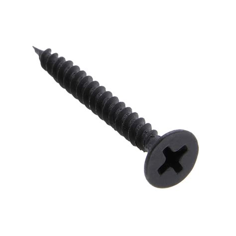 8 X 2 1 2 In Bugle Head Phillips Drywall Screws Steel Black