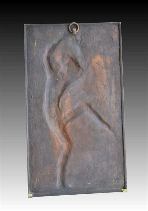 1930 Fr S Clerc Bronze Panel Plate Art Deco Sculptures Bronze Clocks