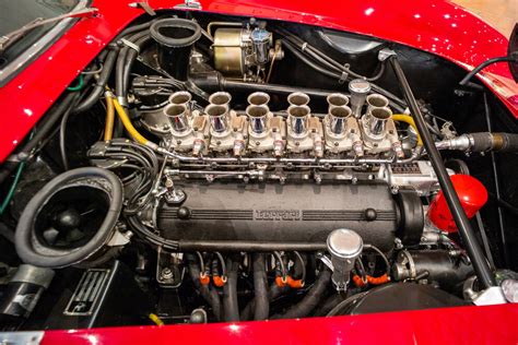 Ferrari 250 Gto The 12 Cylinder Engine Photographic Print For Sale