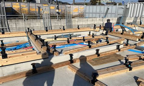 土台敷きをしました 楽屋ブログ 本気注文住宅なら群馬前橋 高崎 伊勢崎 太田の工務店 楽屋がくや
