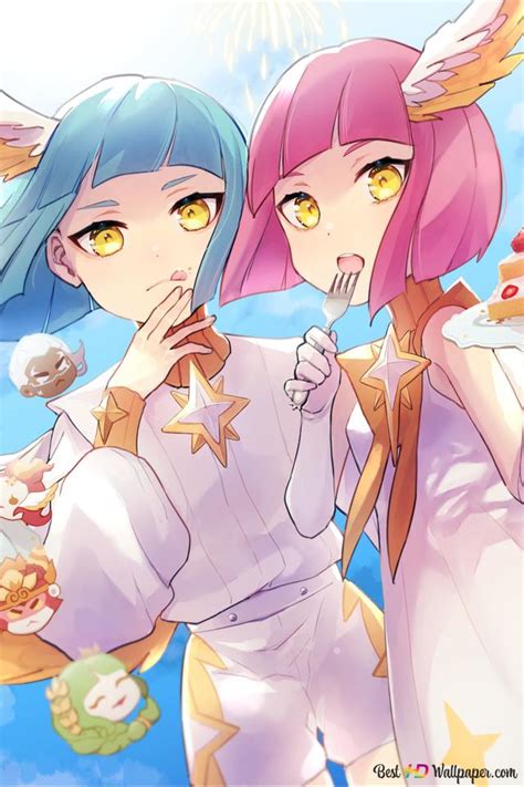 Elijah And Lailah Afk Arena 2k Wallpaper Download