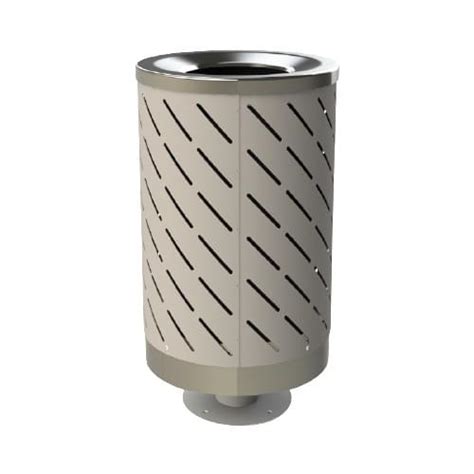 London Bin Laser Cut Steel Sides Stainless Steel By Astra Street