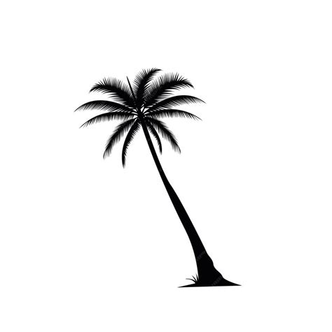 Premium Vector Date Tree Vector Tree Silhouette