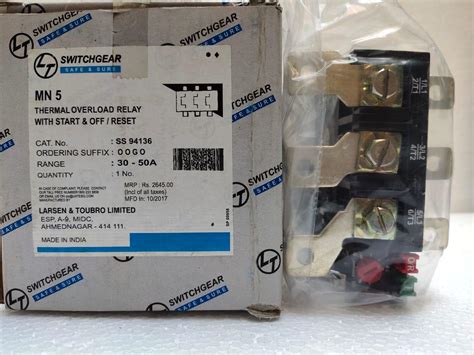 L T MN Overload Relay L T MN Overload Relay Good Working Condition Star