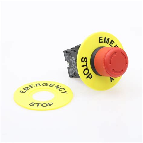 Mm Red Mushroom Head Emergency Stop Button Switc Grandado