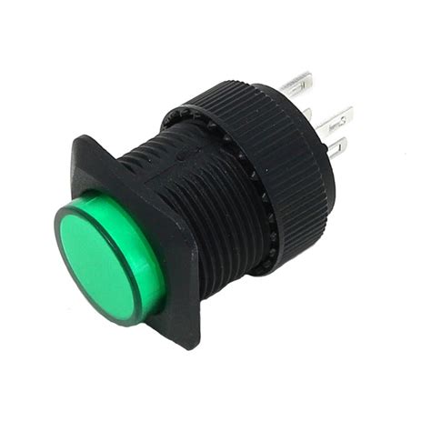 16mm Illuminated Pushbutton Red Latching Onoff Switch The Pi Hut