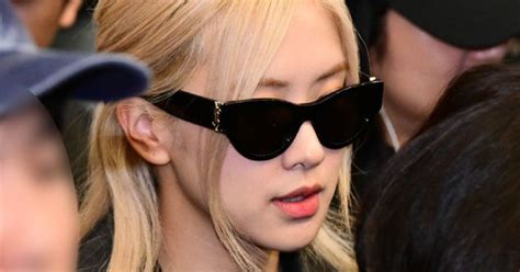 블랙핑크 로제 금발이 착붙 사진