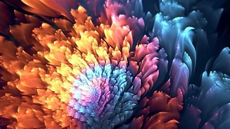 premium ai image an abstract computer generated fractal design