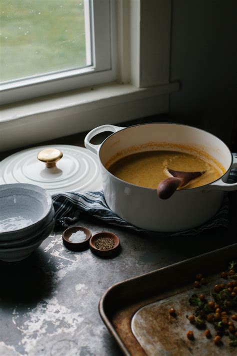 Creamy Broccoli Chickpea Soup A Daily Something