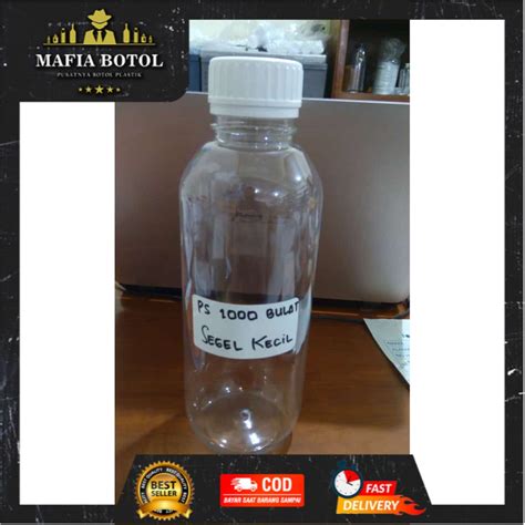 Jual Botol Plastik PS Ml Segel Tutup Kecil Cantik Minuman Tempat Kapsul Kopi Susu Bubuk L