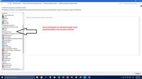 Establecer Programas Predeterminados En Windows 10 Microsoft Community