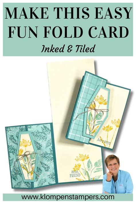Learn How To Make An Easy Fun Fold Card In Fun Fold Cards Fancy Fold Card Tutorials