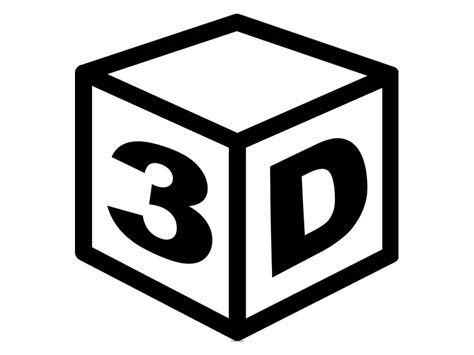 3d Model Icon Vector File Free Download Logowik