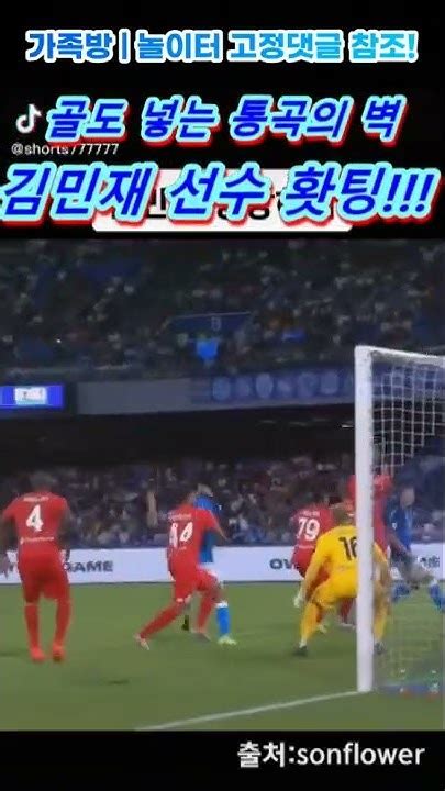 골도 넣는 대한민국 통곡의 벽~ 철벽 김민재 선수 오늘 경기도 응원가자 Youtube