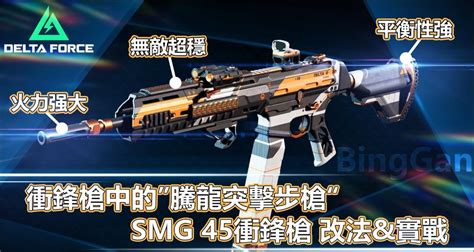 【心得】真的太穩了！衝鋒槍中的“騰龍突擊步槍” Smg 45衝鋒槍 改法and實戰 Garena 三角洲行動 哈啦板 巴哈姆特