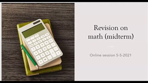 Revision Midterm Youtube