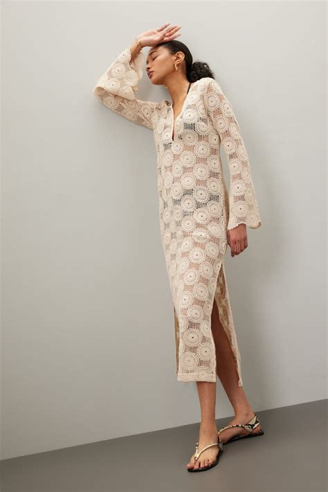 Sheer Crochet Dress By Ronny Kobo X Rtr Rent The Runway