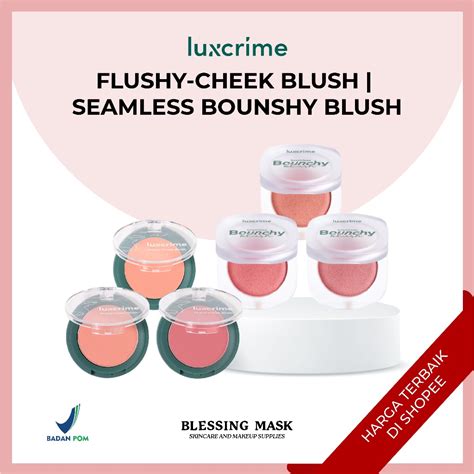 Jual Luxcrime Flushy Cheek Blush Luxcrime Seamless Bouncy Blush