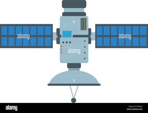 Space Satellite Technology Vector Illustration Graphic Design Stock Vector Image And Art Alamy