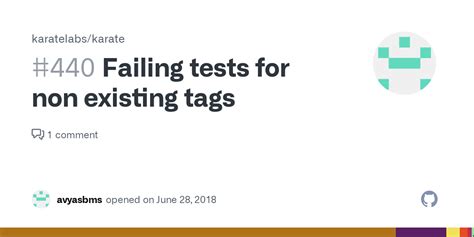 failing tests for non existing tags · issue 440 · karatelabs karate