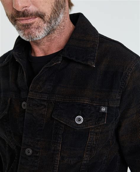 Mens Dart Jacket Dusty Auburnblack At Ag Jeans Outlet Official Store