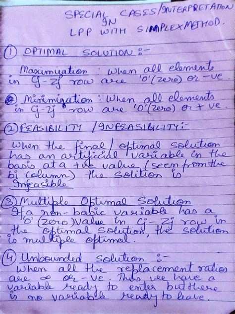 important points for lpp with simplex pdf
