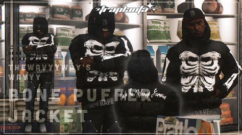 Thewavyyway Bone Puffer Jacket Gta5