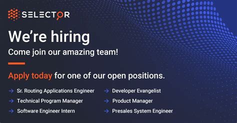 Selector On Linkedin Aiops Observability Networking Openpositions