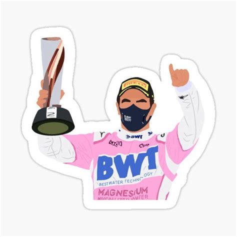 Pegatinas F C3 B3rmula 1 Checo P C3 A9rez Stickers Grand Prix