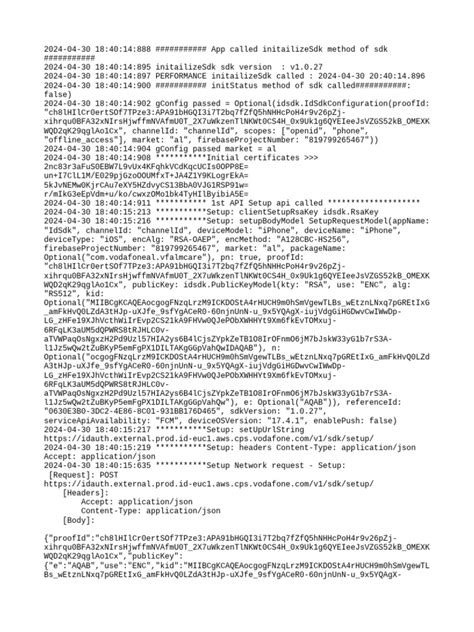 Id Sdk Logs Download Free Pdf Ios Secure Communication