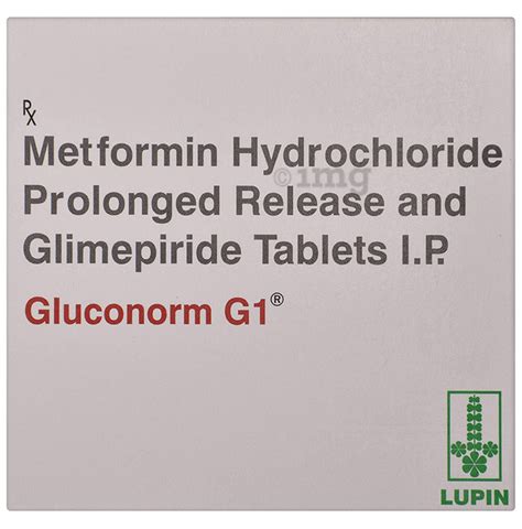 Gluconorm G1 Tab At ₹ 135 35 Strip Diabitic Cantrol In Harda Id 24676614691
