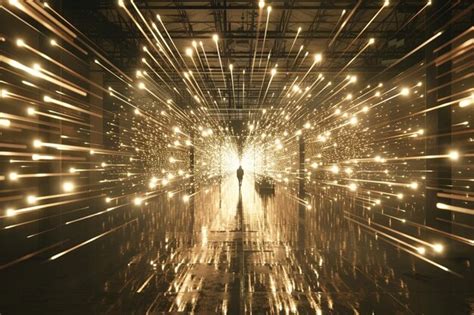 Premium Photo Witness The Dynamic Representation Of Lights Veloc Generative Ai