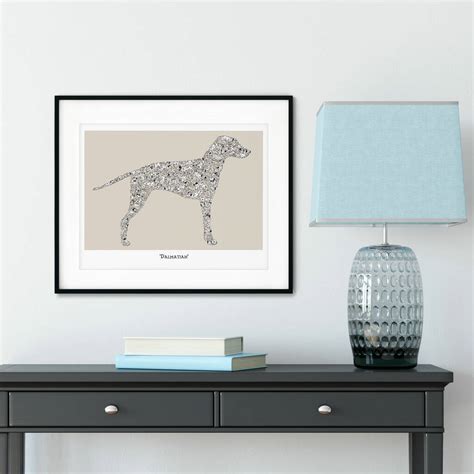 Dalmation Print By Louise Tate Illustration