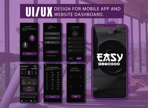 do ui ux design dashboard website mobile app and wireframe design by
