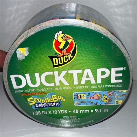Spongebob Squarepants Art Spongebob Squarepants Duck Brand Duct Tape 1 Yards Factory Sealed