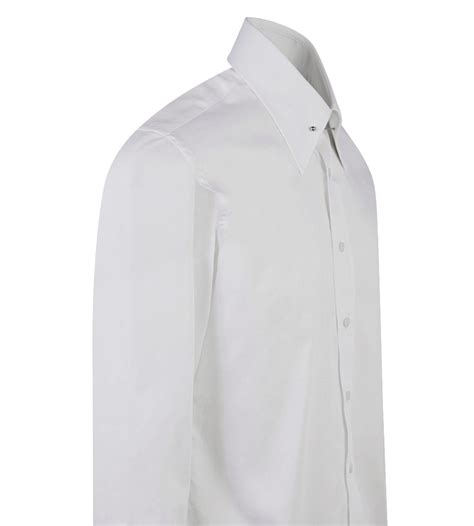 White Pin Collar Shirt Edward Sexton