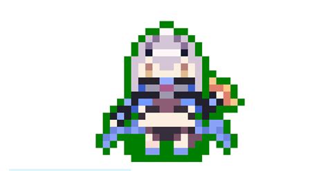 ドット絵 【ドット】メリュジーヌ HΛlのイラスト Pixiv
