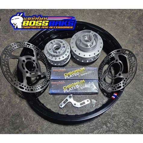 Thailand Rimset Raider150 Carb Fi Silver Paint Hub Alloy Rim
