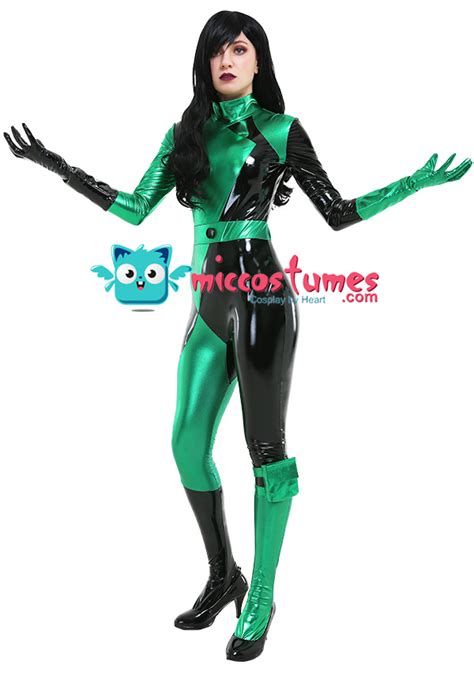 Shego Costume Kim Possible Cosplay Top Quality Jumpsuit For Sale
