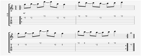 8th Notes Guitar Picking Pattern Three Up Strokes In A Row