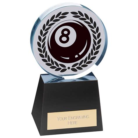 Emperor Pool Glass Award Premier Trophies